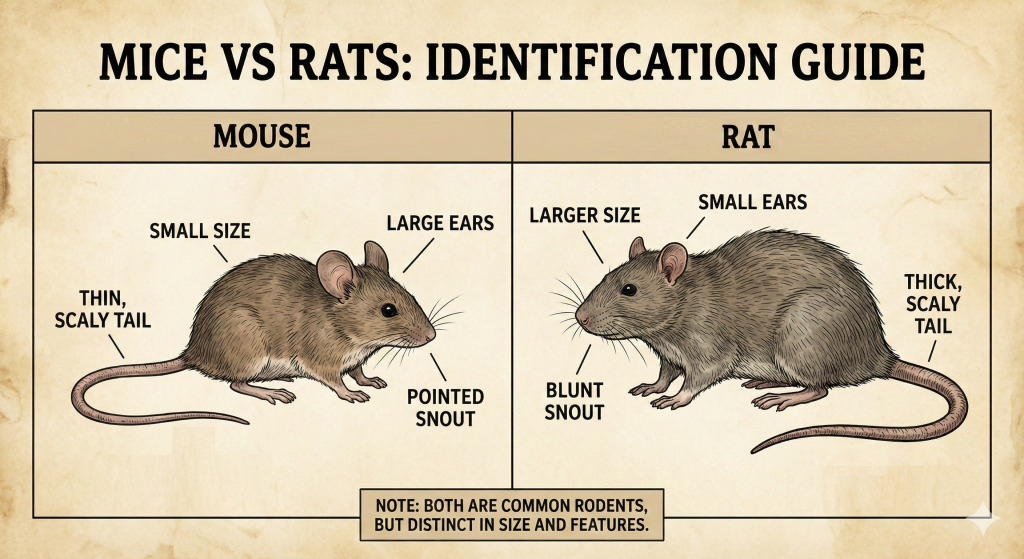 Know the Difference: Mice vs Rats Identification Guide